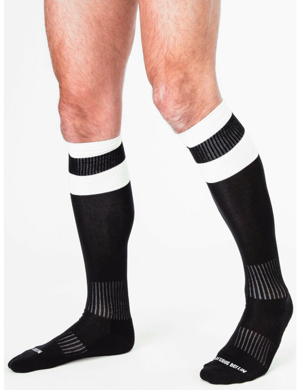 GAYPS.de ★ barcode Berlin ★ Football Socks schwarz/weiß (Artikel 90143/ ...