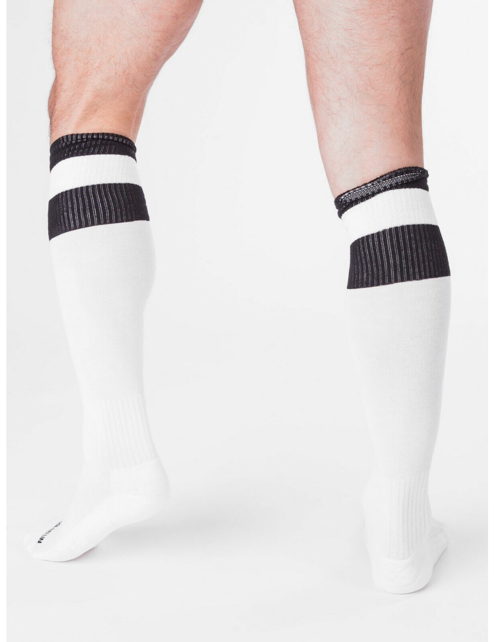 GAYPS.de ★ barcode Berlin ★ Football Socks weiß/schwarz (Artikel 90143/ ...