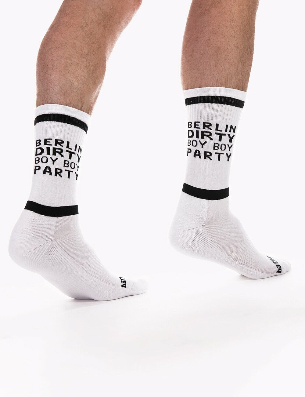 GAYPS.de ★ barcode Berlin ★ Half Socks Stripes weiß (Artikel 91720/225) - barcode Berlin bei ...